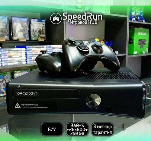 Xbox 360 S 250GB. frbt (Много игр на приставке)