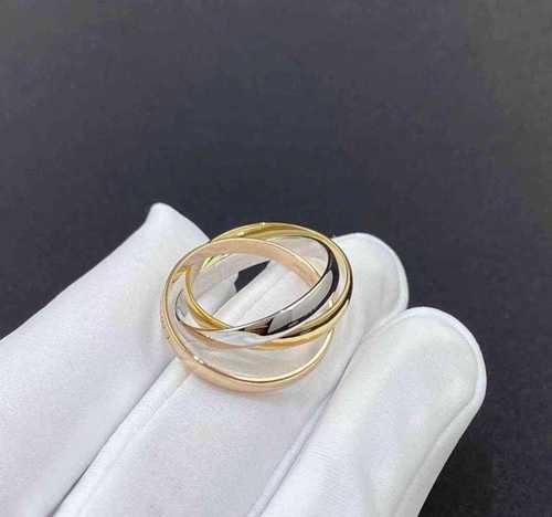 Золотое кольцо Cartier Trinity