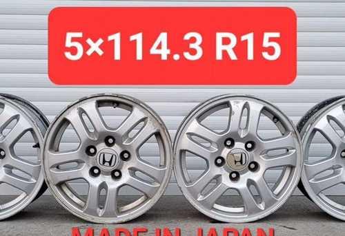 Литые диски Honda 5X114.3 R15