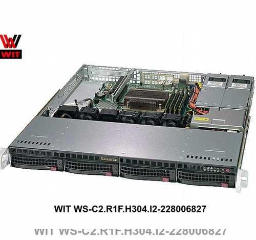 Сервер Supermicro WIT WS-C2.R1F.H304.I2-228006827