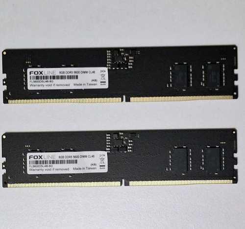 DDR5 16GB (2x8GB) 5600MHz Новая, гарантия