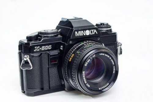 Minolta X-500 + Minolta MD Rokkor 50mm f1.7