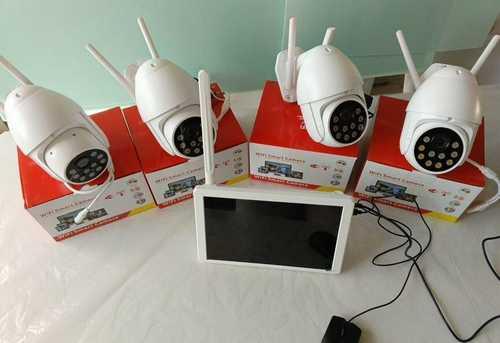 Комплект видеонаблюдения 4 камеры с монитором