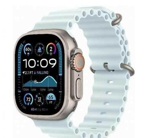 Apple Watch Ultra 2 49 Natural Case with Ice Blue