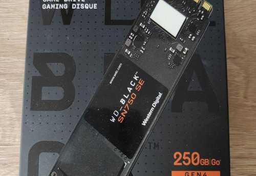NVMe Накопитель WD black SN750 250GB