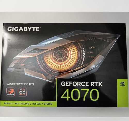 Gigabyte RTX 4070 WindForce OC, Новая, Гарантия