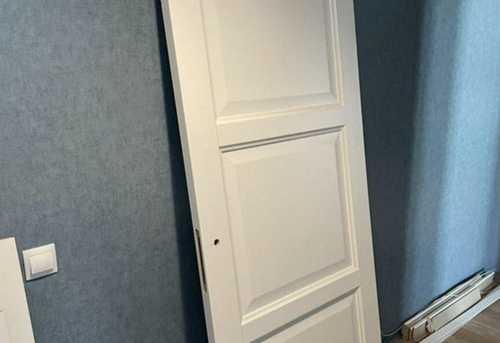 Дверь белая межкомнатная новая 800х2000 полотно