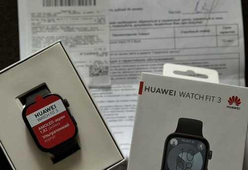Фитнес часы Huawei Watch Fit 3 черные