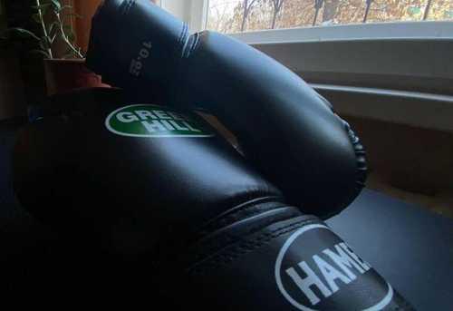 Боксерские перчатки 10 унций green hill Hamed