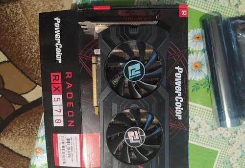 Видеокарта AMD Radeon RX 570, с пломбами, упаковка