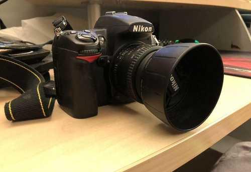 Фотоаппарат Nikon D7000 + Nikon AF Nikkor 50mm f/1