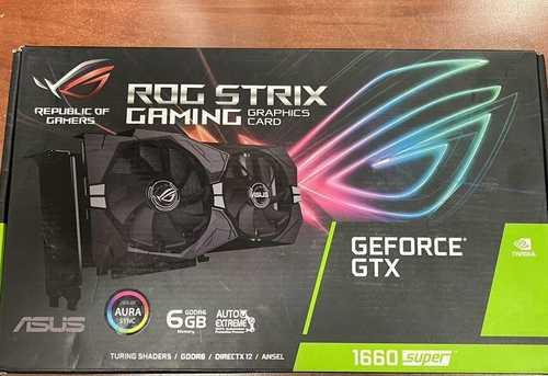 Видеокарта asus GTX 1660 Super ROG Strix Gaming OC