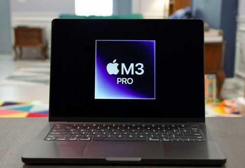 MacBook Pro 14 (2023), 512 ГБ, M3 Pro (12 ядер), RAM 18 ГБ, GPU 18-core