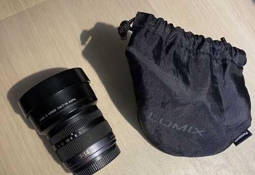 Объектив panasonic lumix 7-14mm f4