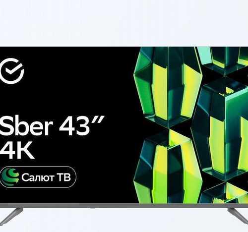 Новый 4k SMART tv 43" 2GB