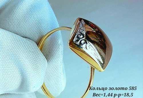 Золотое кольцо 18,5 размера