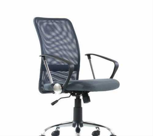 Офисное кресло Barneo K-147 серая ткань и сетка