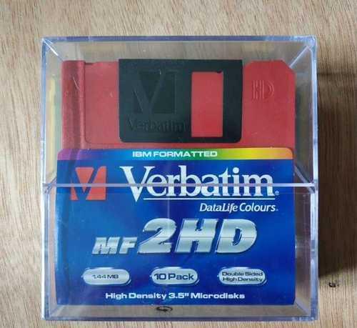 Набор дискет 3.5" Verbatim MF-2HD, 10 шт