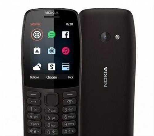 Nokia 210 Black (черный)