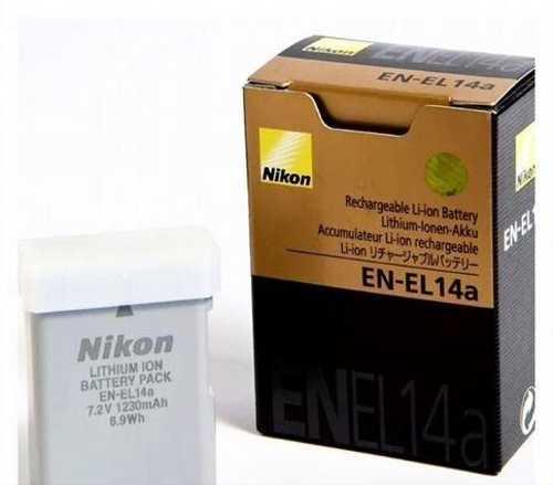 Аккумулятор Nikon EN-EL14a Новый (K160)