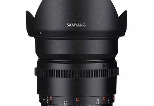 Samyang 16mm T2.2 ED AS UMC CS vdslr II Nikon №F3