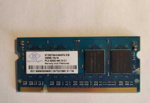 Оперативная память DDR2 NT256T64UH4A0FN 256 MB