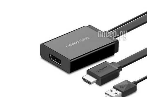 Ugreen MM107 hdmi USB - DisplayPort 50cm Blac
