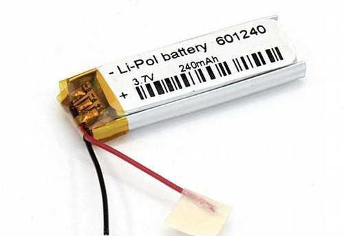 Аккумулятор Li-Pol (батарея) 6*12*40мм 2pin 3.7V/2