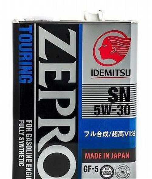 Масло Idemitsu 5W30 Zepro Touring Sдемитсу 4литра
