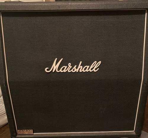 Marshall JCM 800 кабинет 1986 года