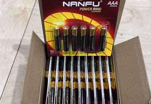 Батарейки nanfu AAA №1 в Китае. Новые
