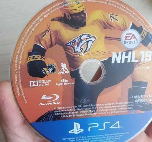 Nhl 19 ps4 диск