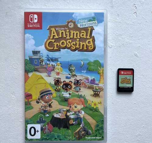 Animal crossing new horizons картридж