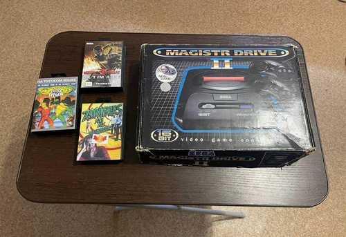 Sega mega drive 2 + 3 игры