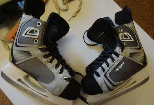 Коньки хоккейные Fossa размер 37 оба на левую ногу