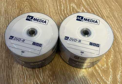 Оптический диск DVD-R mymedia 4.7 гб 16x, 100 шт