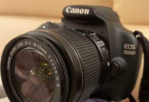 Зеркальный фотоаппарат canon 1200 D