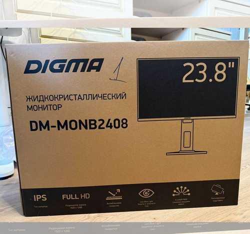 23.8" Монитор Digma новый гарантия 1 год