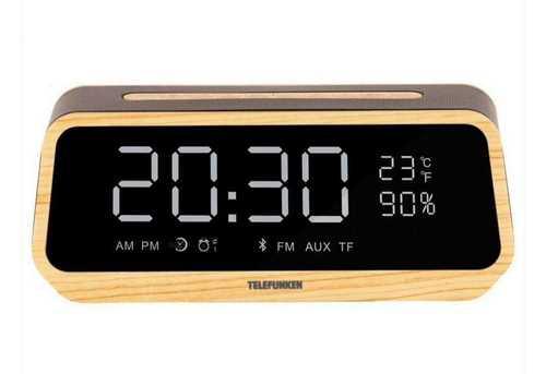 Часы с радио Telefunken TF-1701B Wood