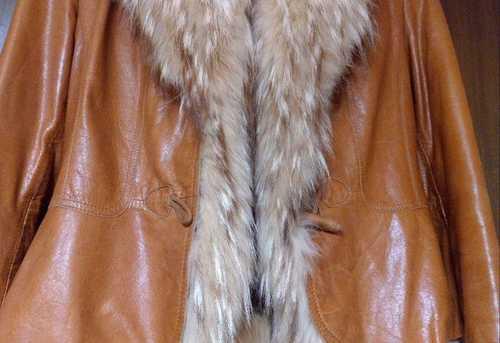 Дублёнка (кожаная куртка на меху)