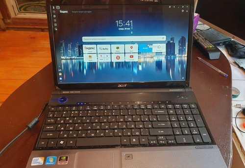 15.6" Acer Aspire 5739G, 320 ГБ, Core 2 Duo, RAM 3 ГБ, GeForce GT 240M 1 ГБ