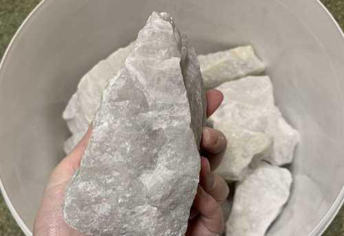 Камень для бани Кварц (жаркий лёд) колотый (10 кг)