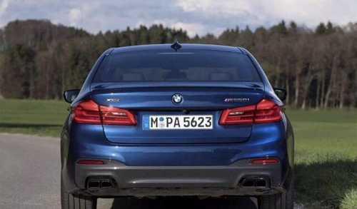 Диффузор bmw g30 550 (5-series) с насадками m