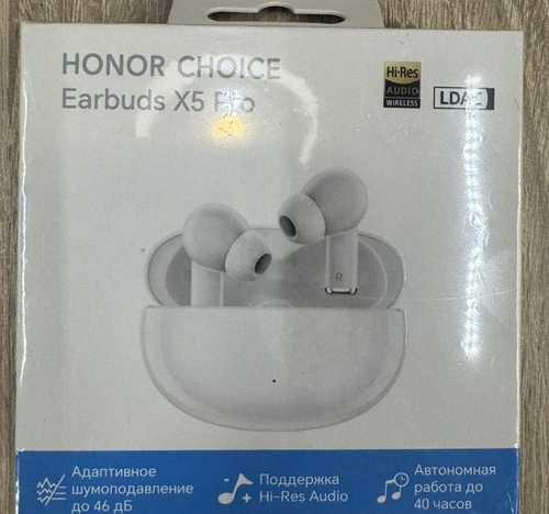 Беспроводные наушники honor earbuds x5 pro