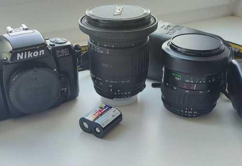 Пленочный фотоаппарат nikon F601 шикарный комплект