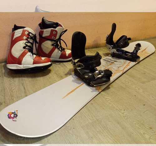 Сноуборд Rossignol 155 Burton. Комплект