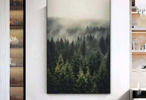 Картина маслом на холсте волшебный лес