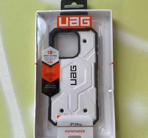 Новый чехол UAG на iPhone 15 Pro (белый)