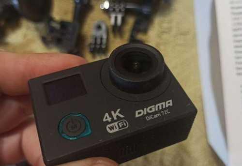 Экшн-камера Digma DiCam 72C 4K