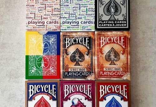 Карты Bicycle коллекционные и стандарт